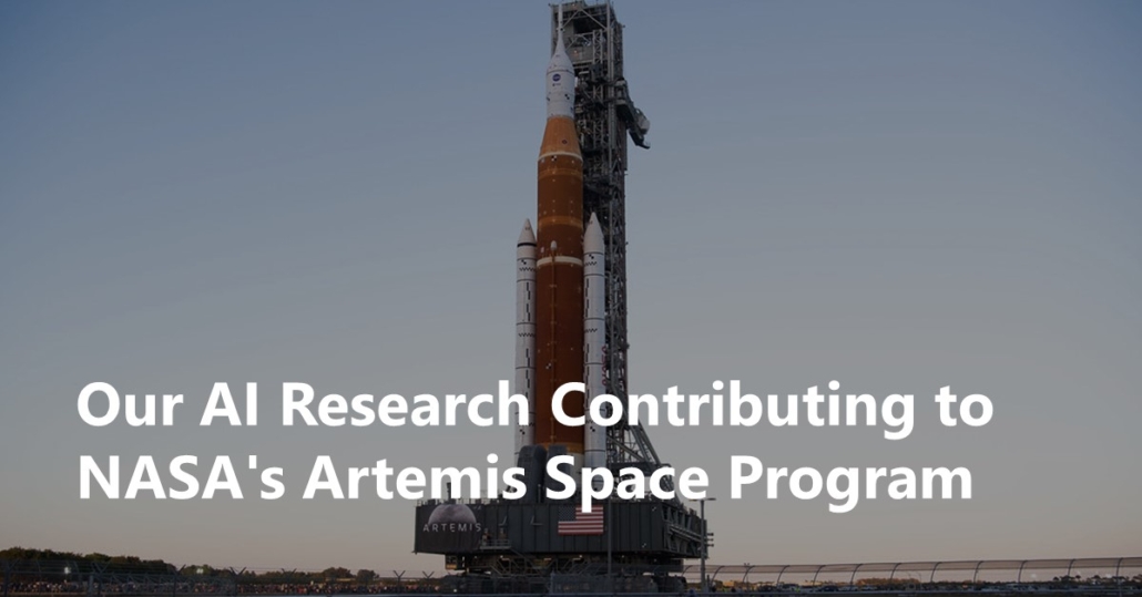 Our AI Research Contributing to NASA's Artemis Space Program