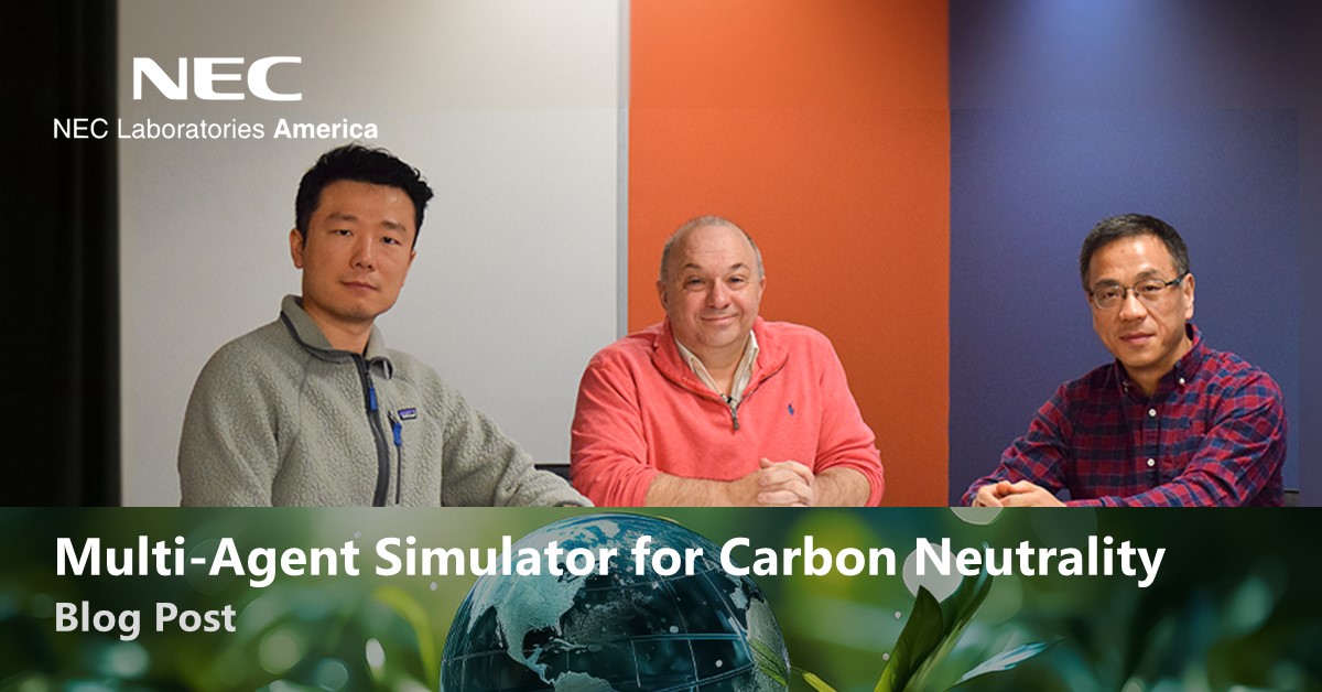 Multi-Agent Simulator for Carbon Neutrality | Blog | NEC Labs America